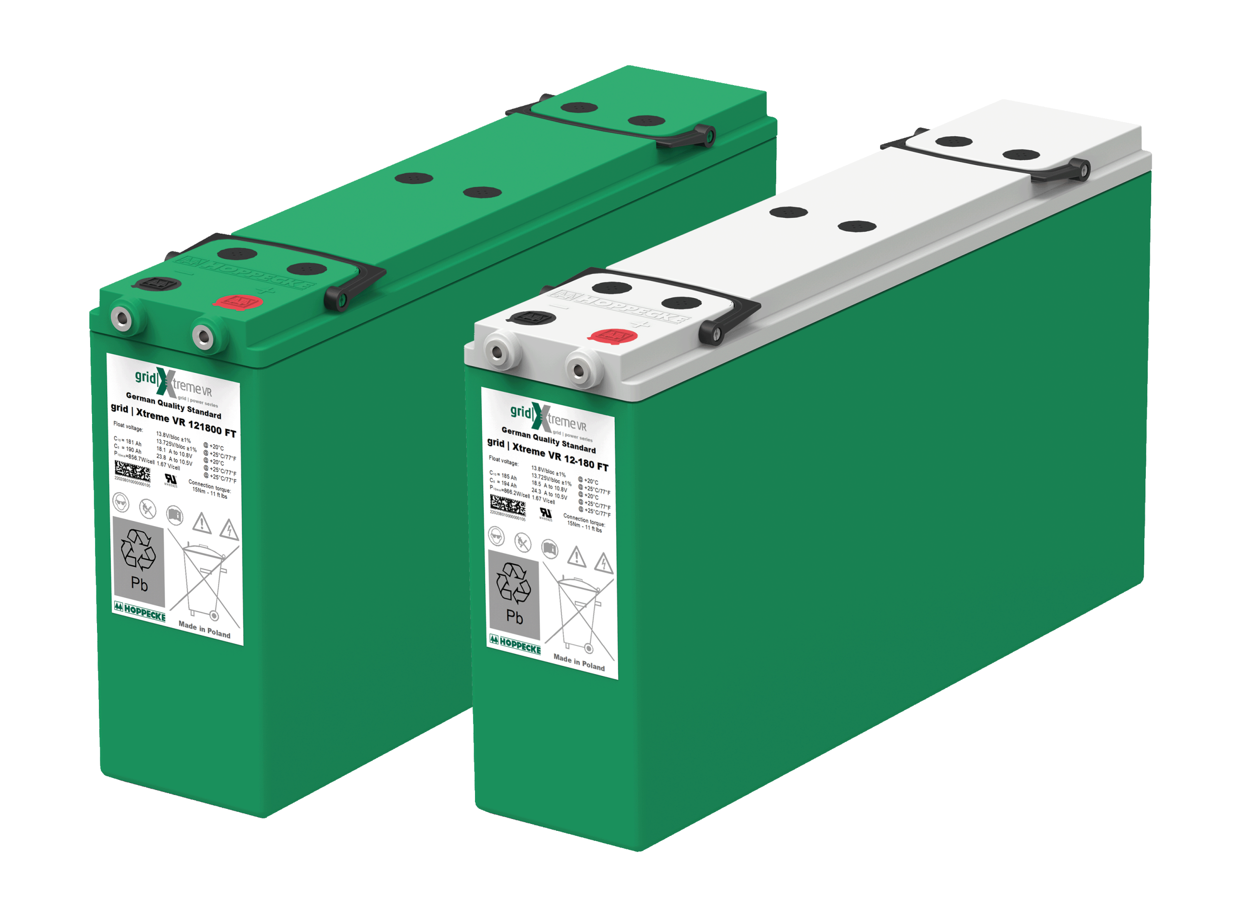 Hoppecke VR FT Series VR12-200FT Battery - Battery Store, Inc.